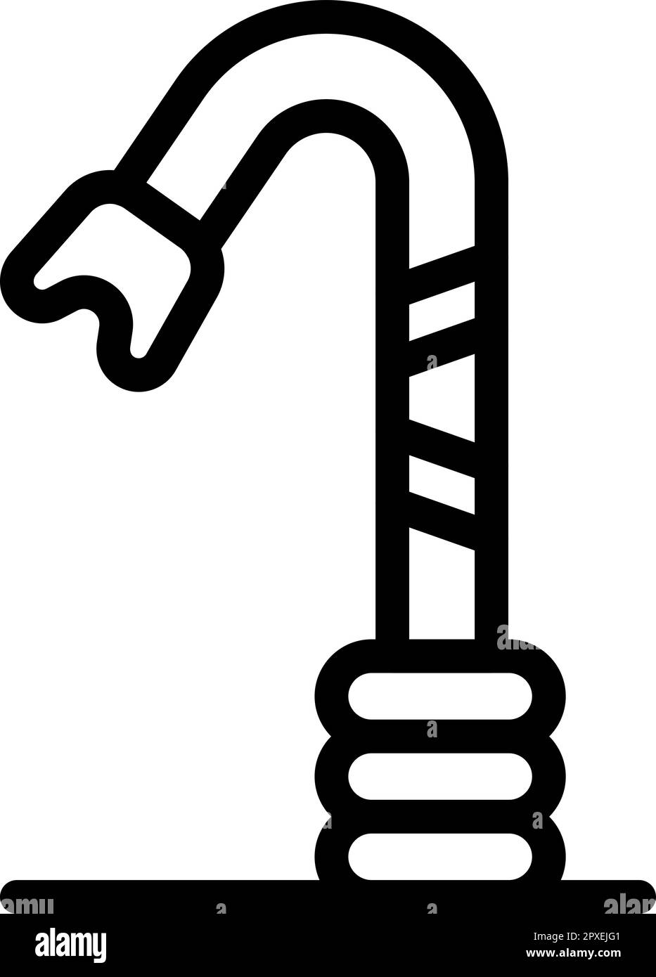 Crowbar icon outline vector. Bar tool. Work metal Stock Vector Image ...