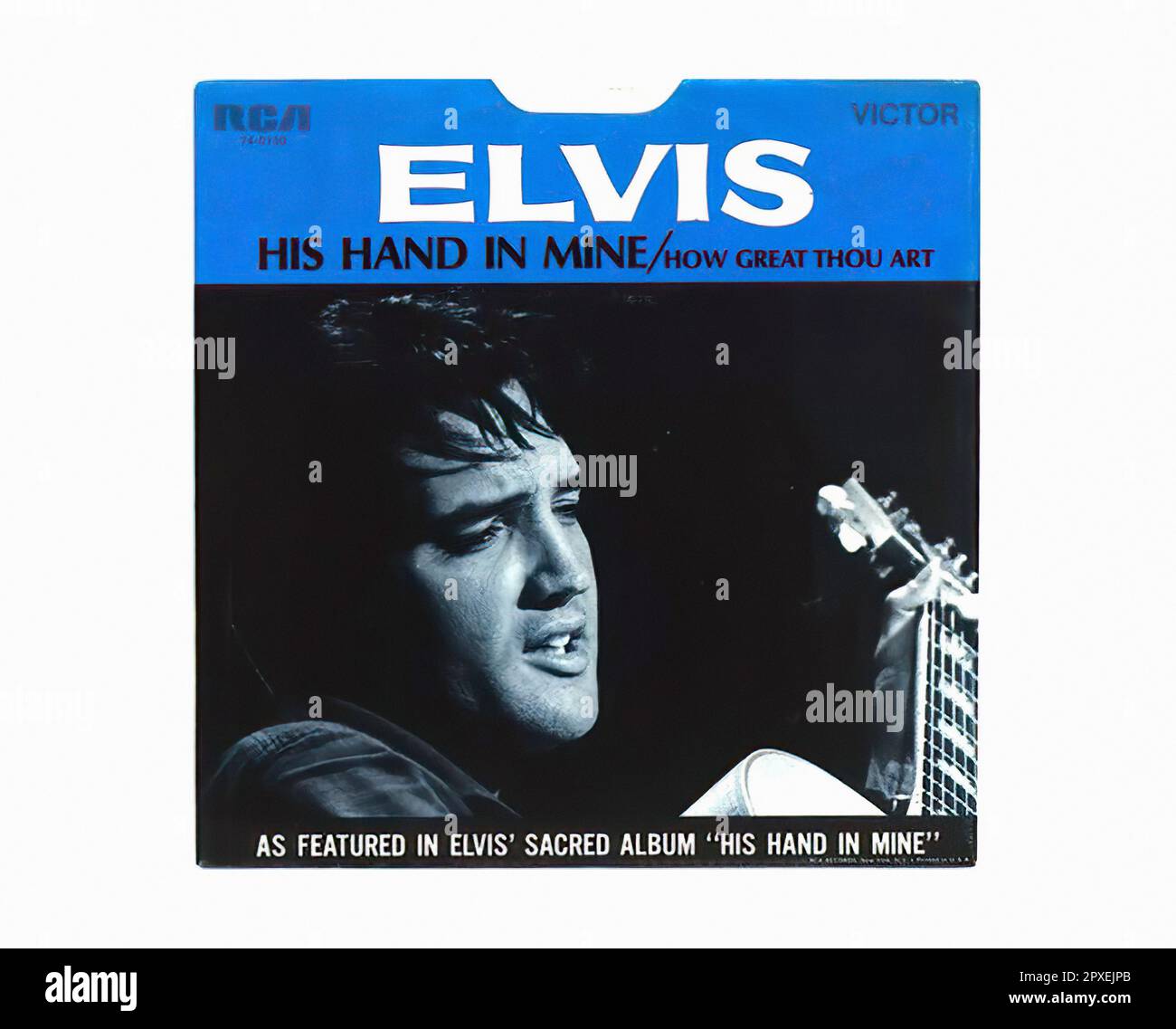 Elvis - 1969 03 A - Vintage 45 R.P.M Music Vinyl Record Stock Photo - Alamy