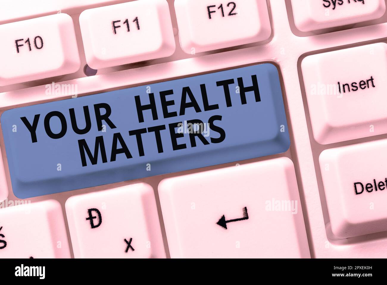 Hand writing sign Your Health Matters, Word for good health is most ...