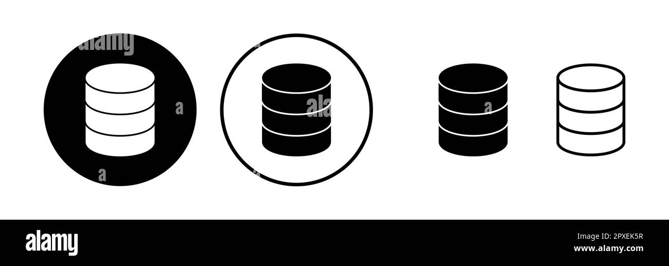Database Icon Vector Server Icon Storage Stock Vector Image And Art Alamy