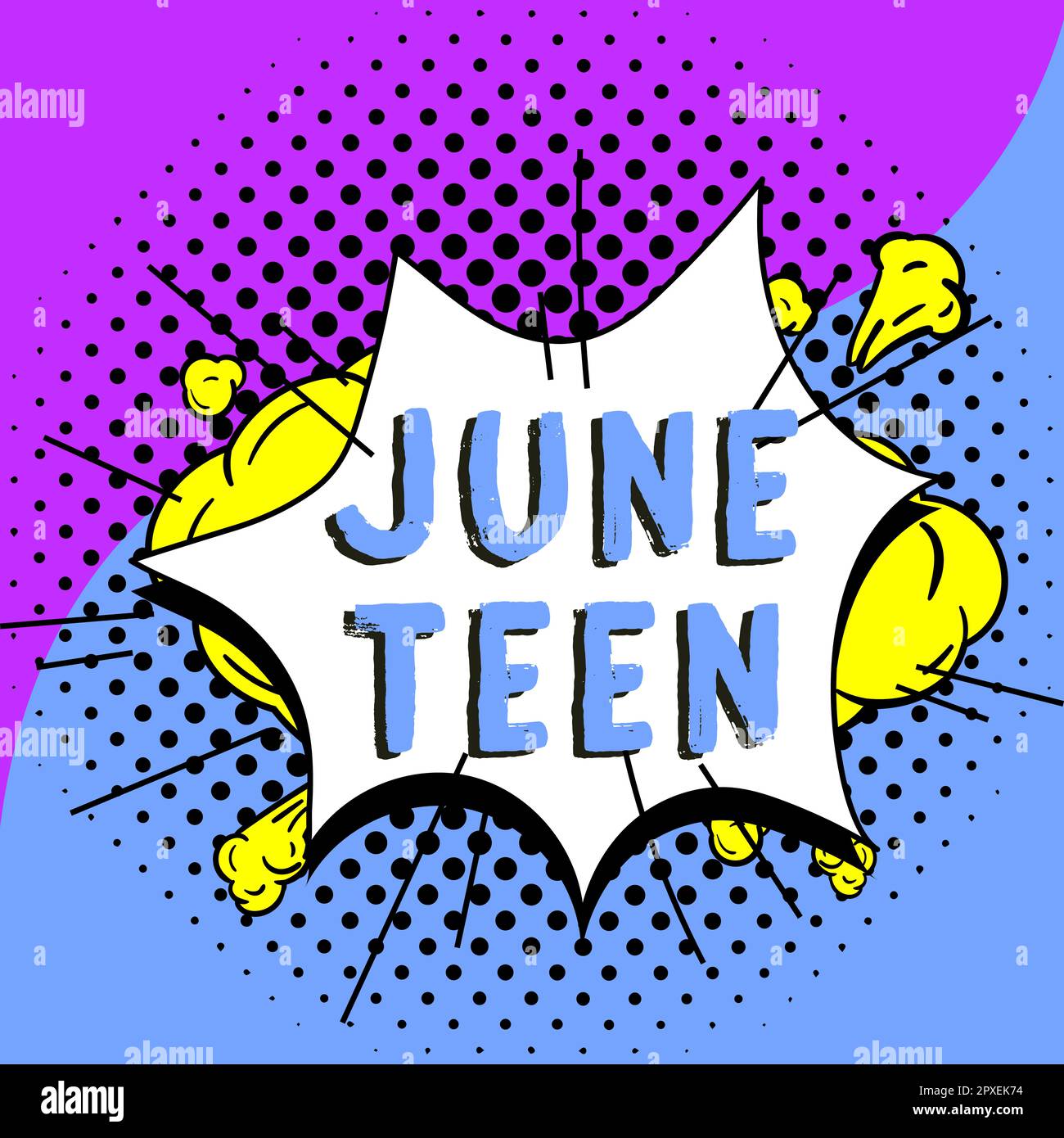 Conceptual display June Teen, Business overview legal holiday in the ...
