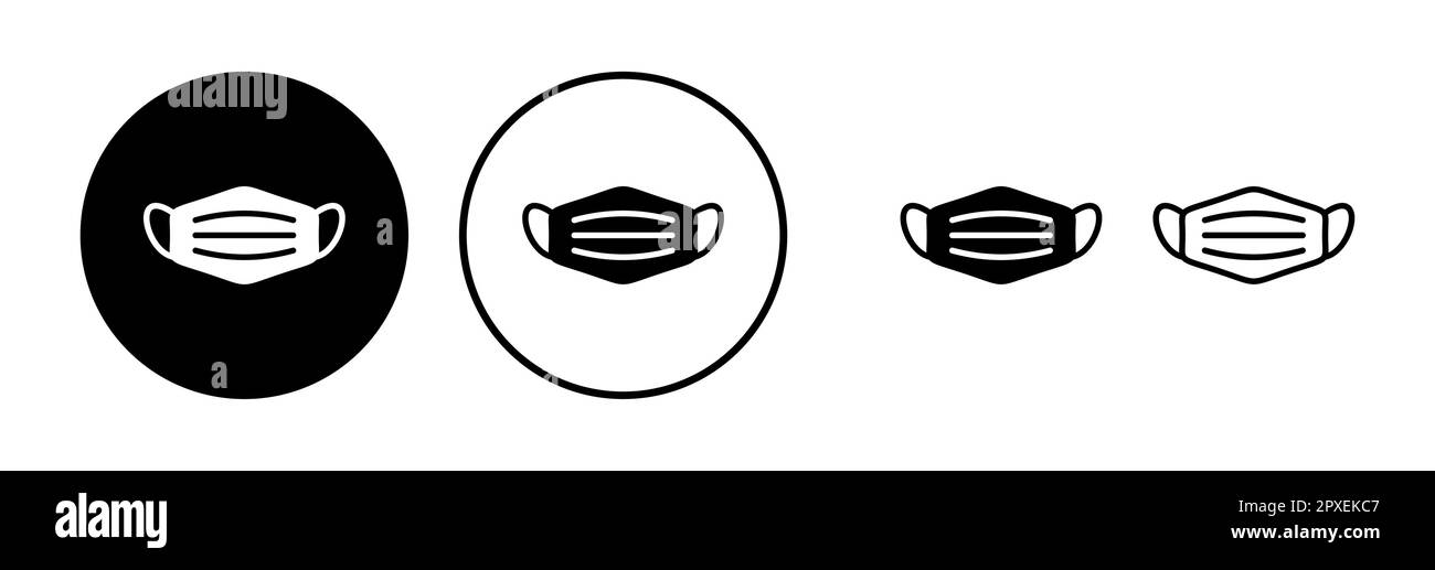 Face mask icon vector. medical Face Mask icon Stock Vector Image & Art ...