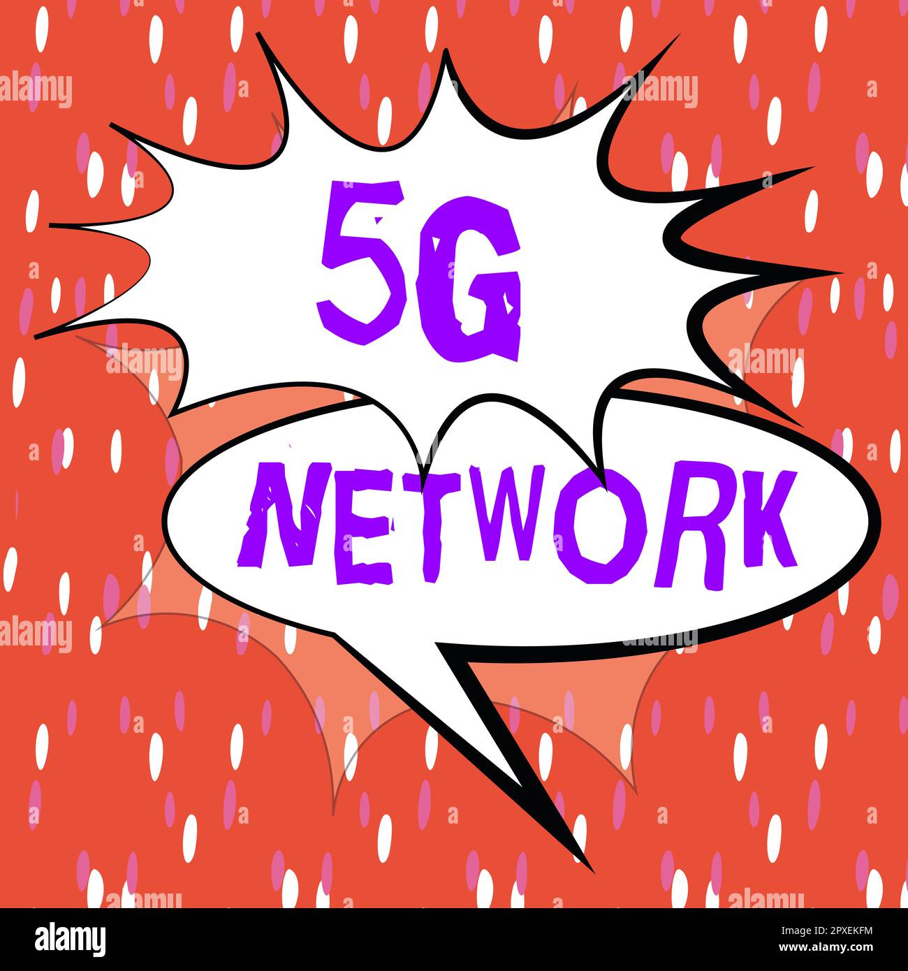 Text showing inspiration 5G Network, Business idea greatly increase the ...