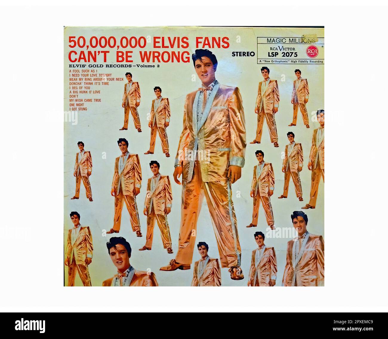000 elvis fans cant be wrong Cut Out Stock Images & Pictures - Alamy