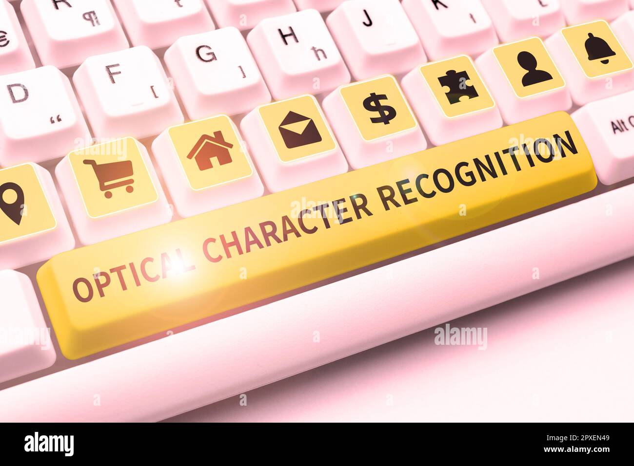 Text caption presenting Optical Character Recognition, Concept meaning ...