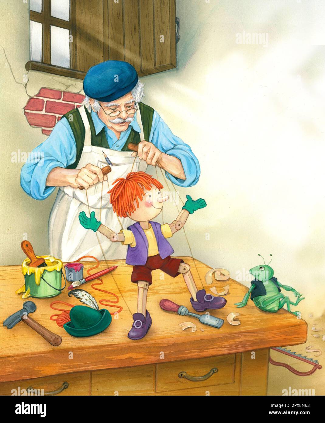 Pinocchio story hi-res stock photography and images - Alamy