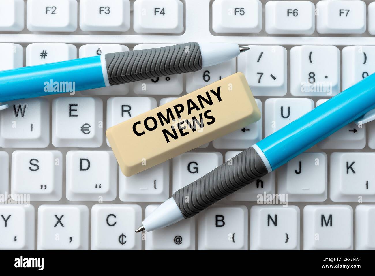 Text caption presenting Company News, Word Written on Latest ...