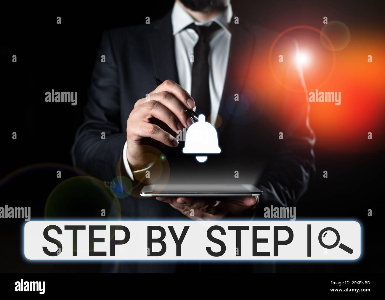 Conceptual caption Step By Step, Internet Concept Slow progress Road to ...