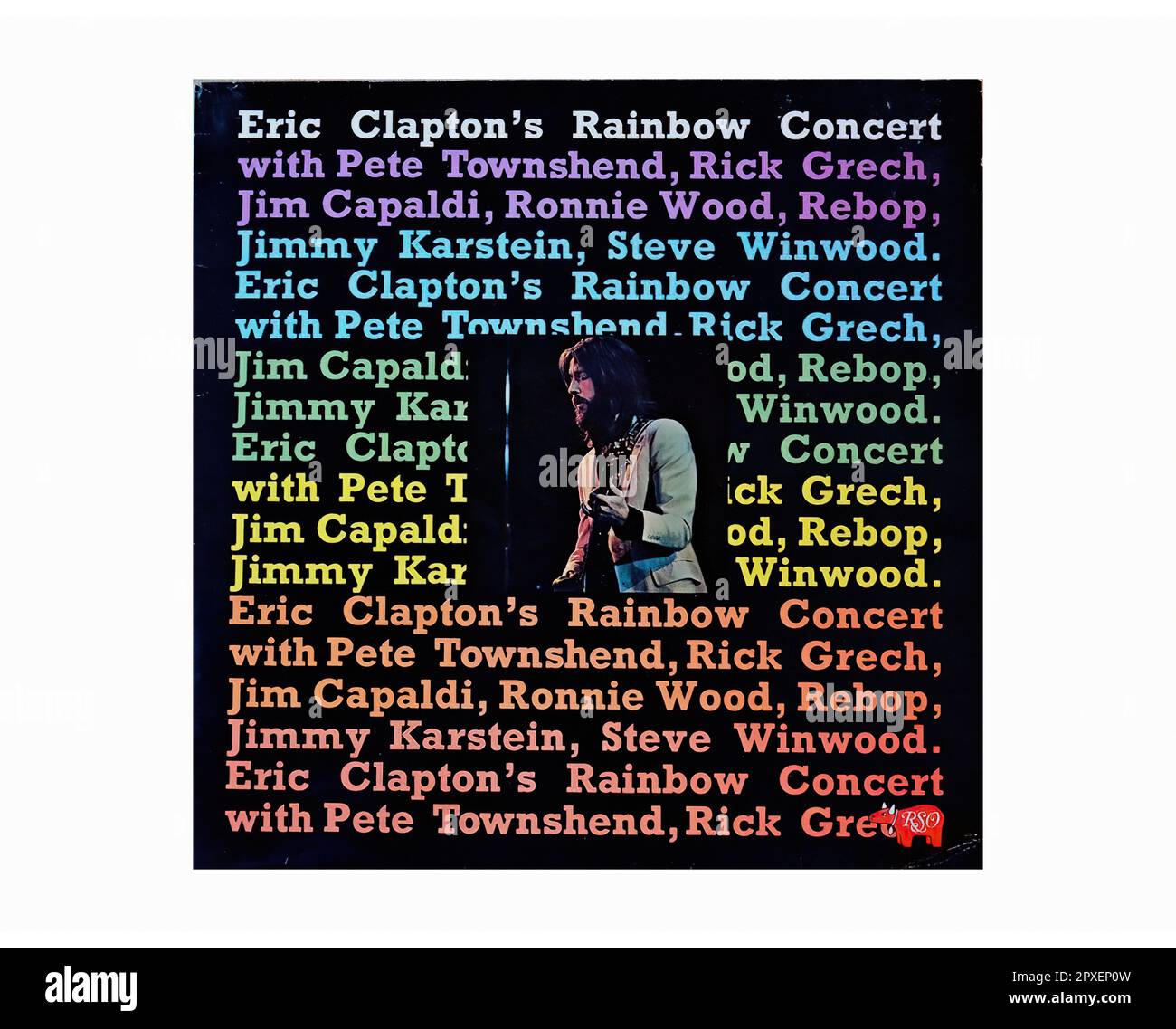 Eric Clapton - Rainbow Concert - Vintage L.P Music Vinyl Record Stock ...