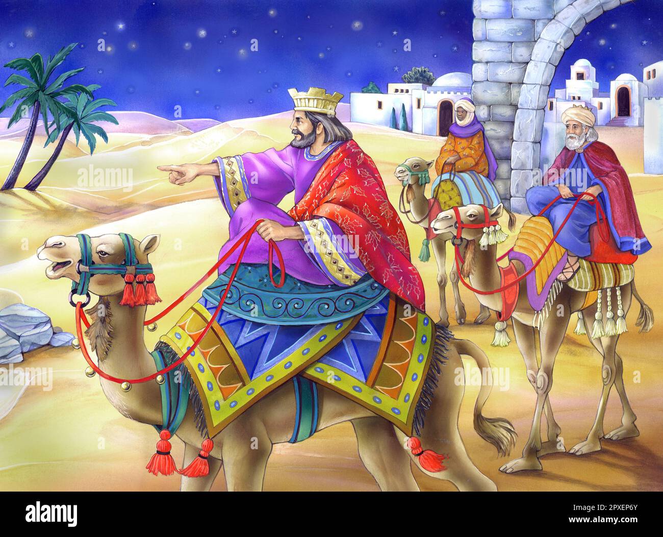 Christmas-3 Wise Men Stock Photo - Alamy