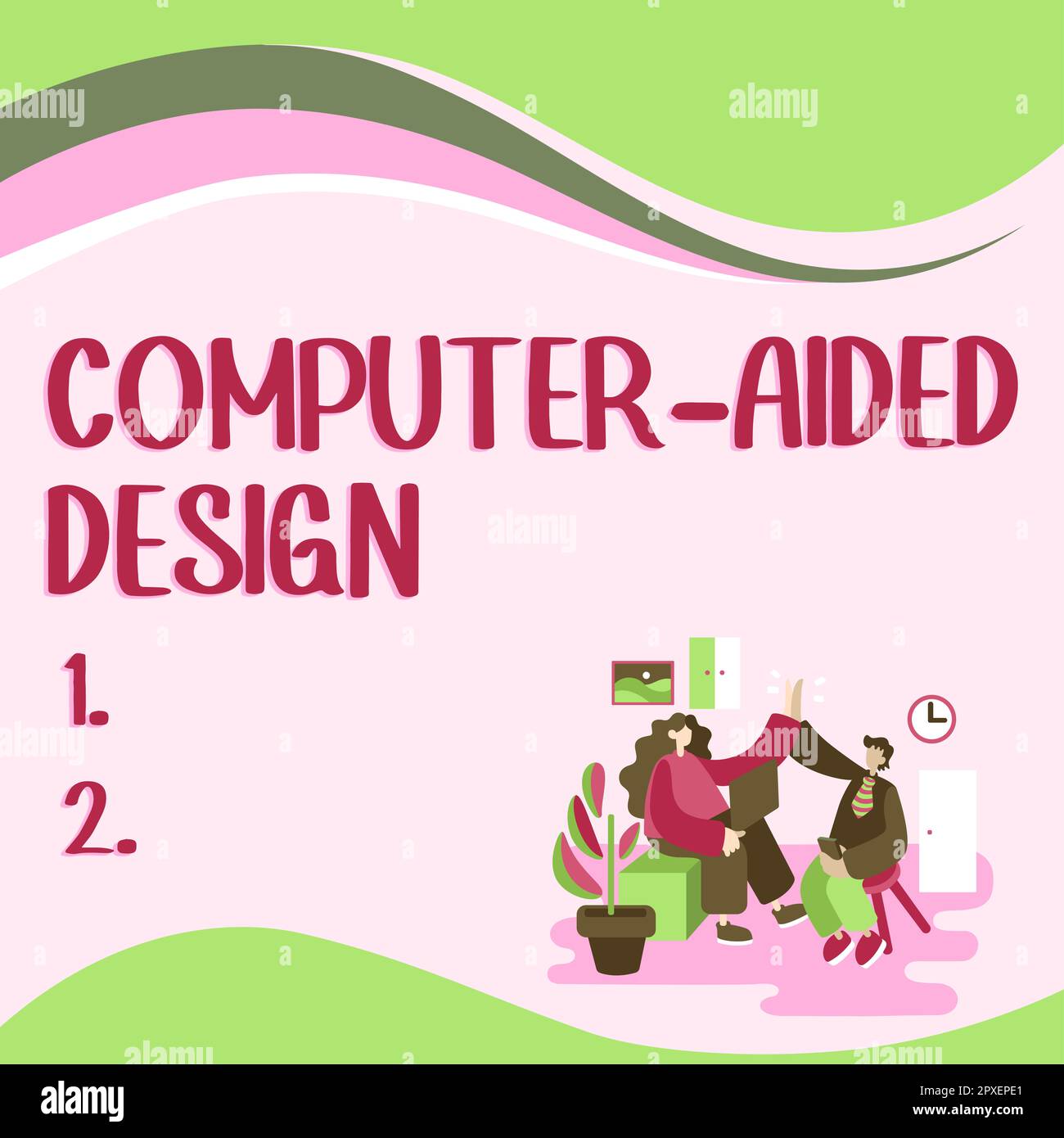 Hand writing sign Computer Aided Design, Word Written on CAD industrial ...