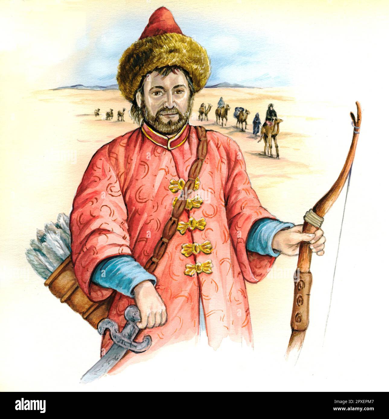 General-Marco Polo explorer Stock Photo - Alamy