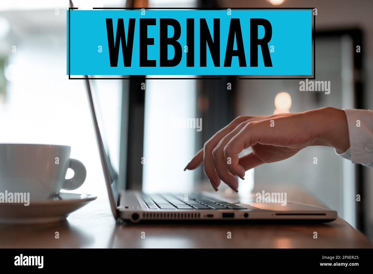 Text caption presenting Webinar, Business idea defined as seminar ...