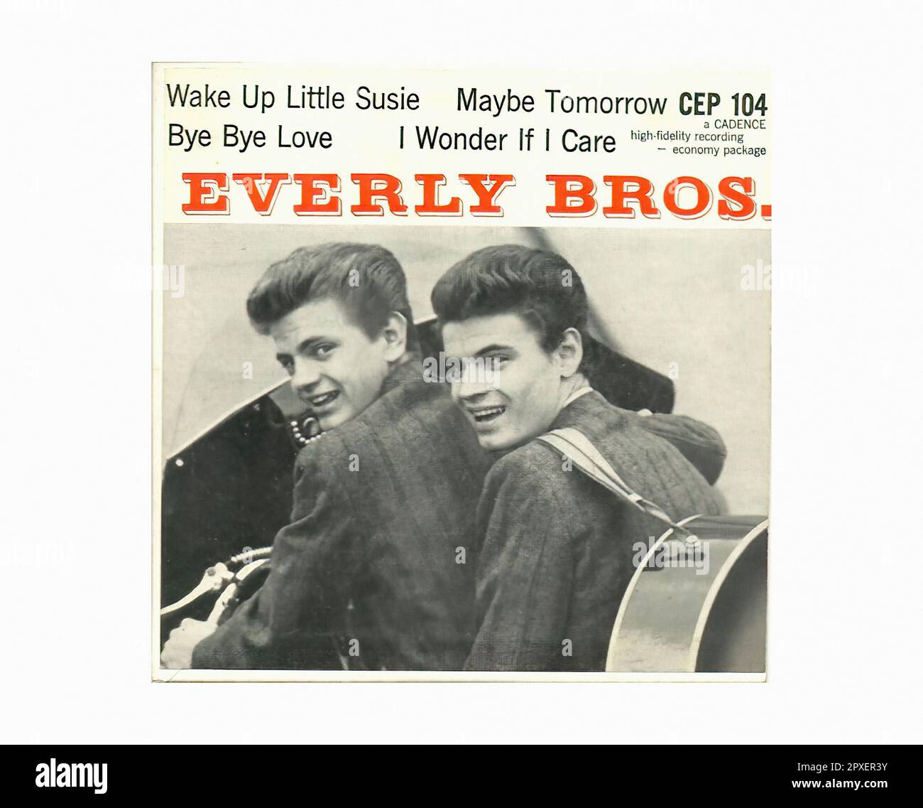 Everly Brothers - 1957 01 A - Vintage 45 R.P.M Music Vinyl Record Stock ...