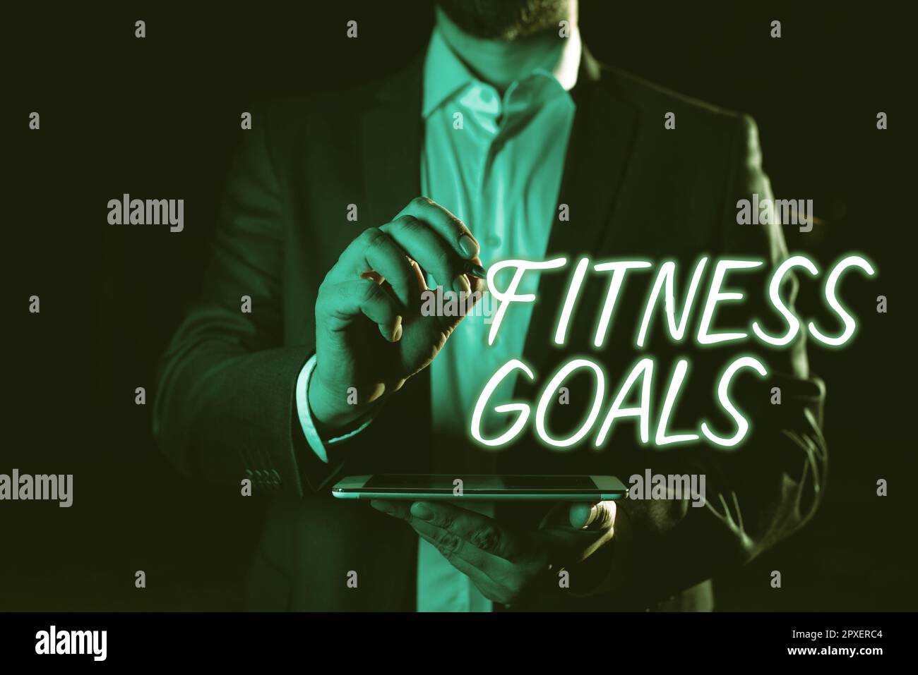 Hand writing sign Fitness Goals, Word for Loose fat Build muscle ...