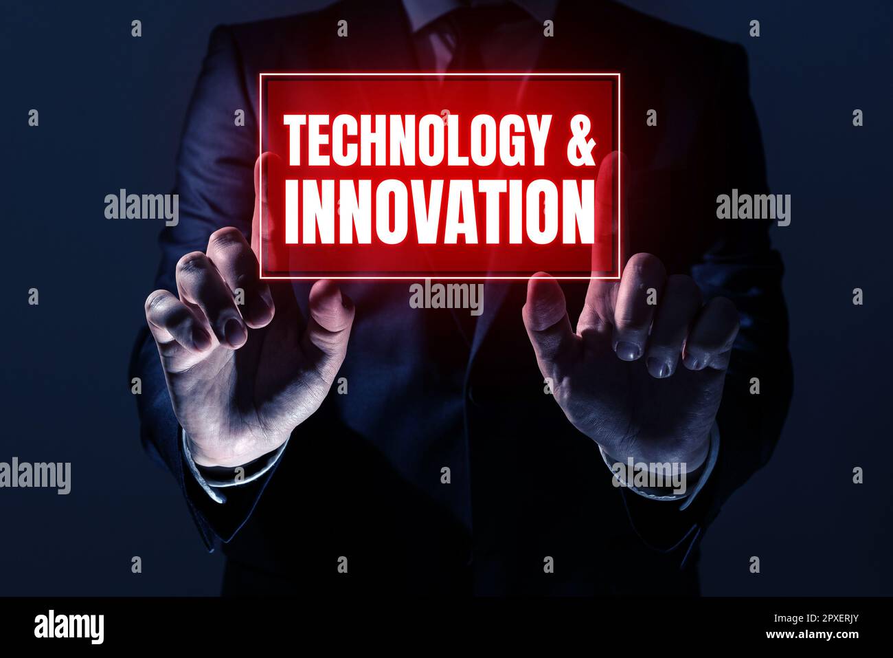 Text showing inspiration Technology Innovation, Business concept ...