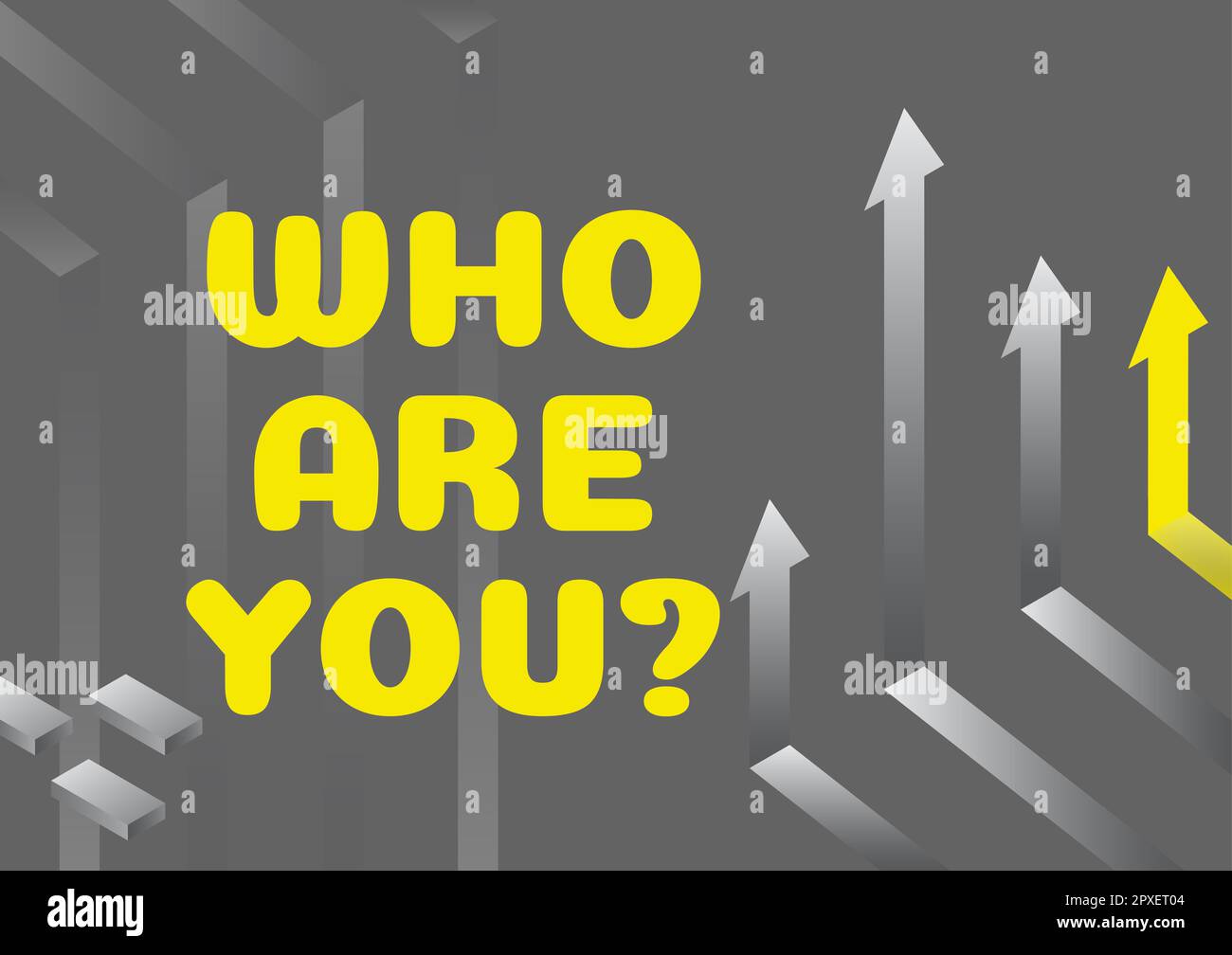 Text sign showing Who Are You, Concept meaning Identify yourself ...