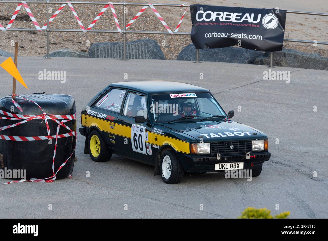 Bill Cook racing a Talbot Sunbeam Lotus competing in the Corbeau Seats ...
