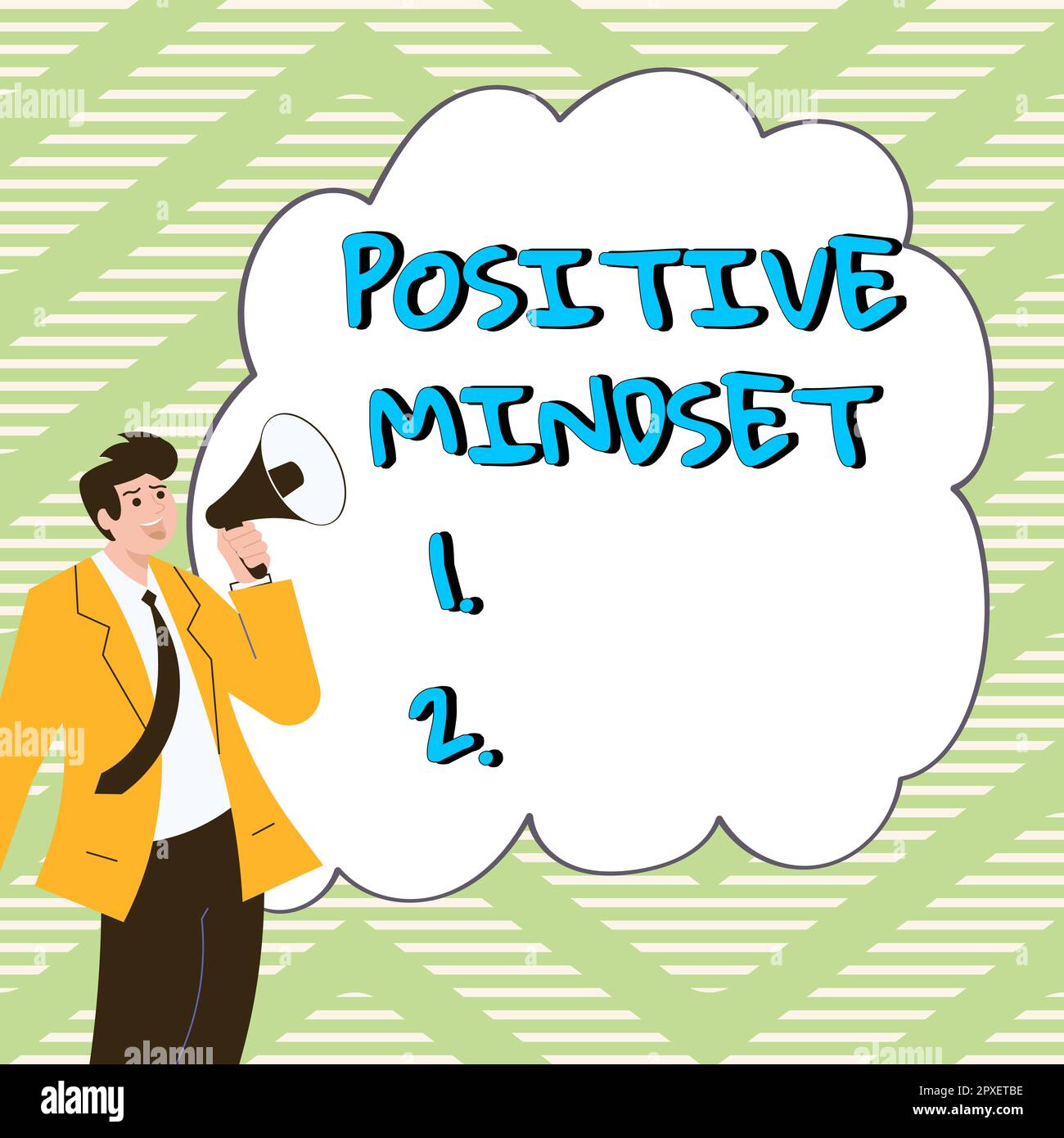 Text sign showing Positive Mindset, Concept meaning mental and ...
