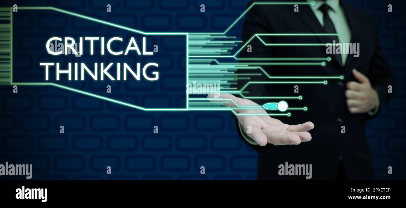 Writing Displaying Text Critical Thinking Business Concept Sequence Of Stages Of A Project