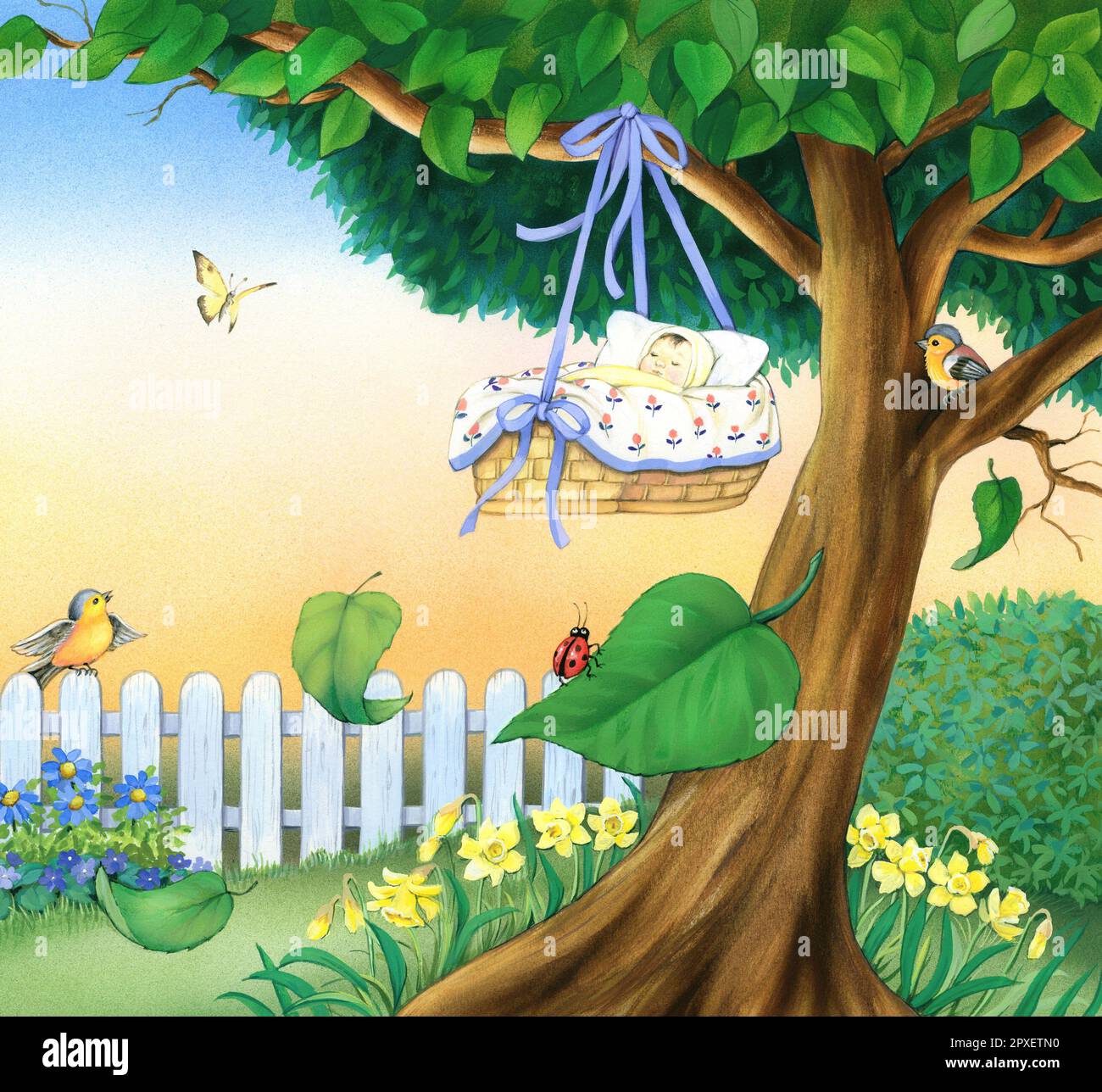 Nursery Rhymes-Rock a bye baby Stock Photo - Alamy