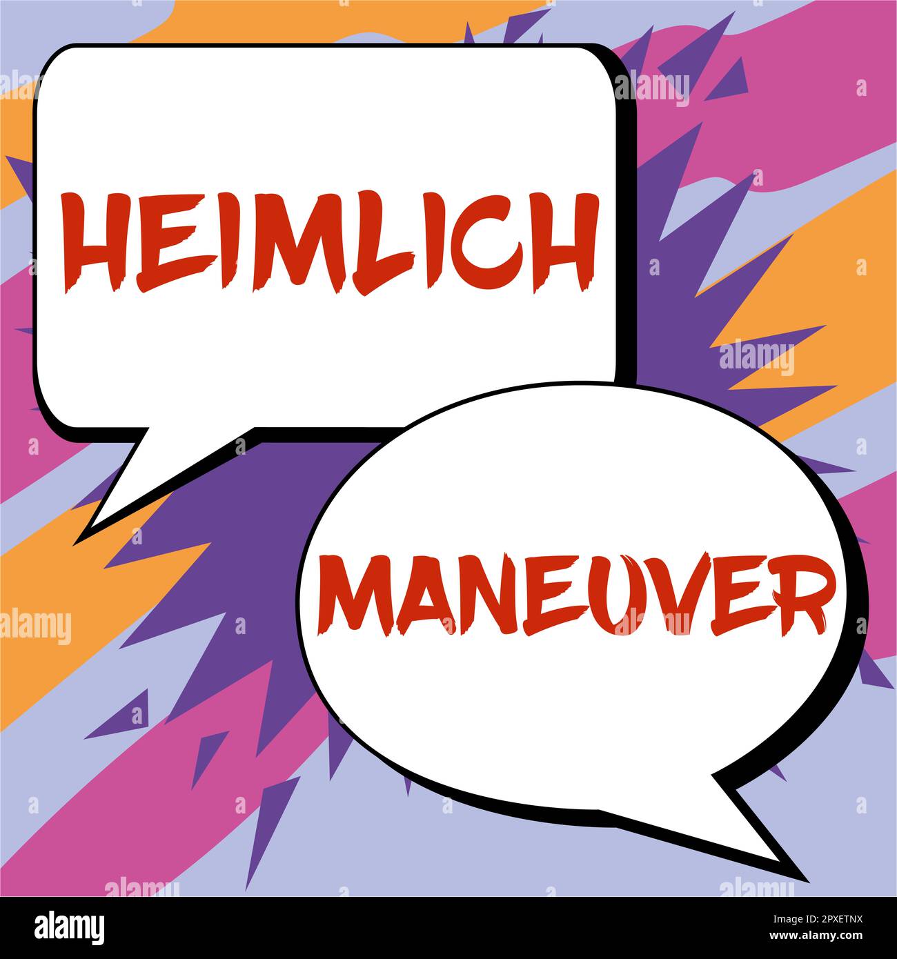 Hand writing sign Heimlich Maneuver, Internet Concept application of ...