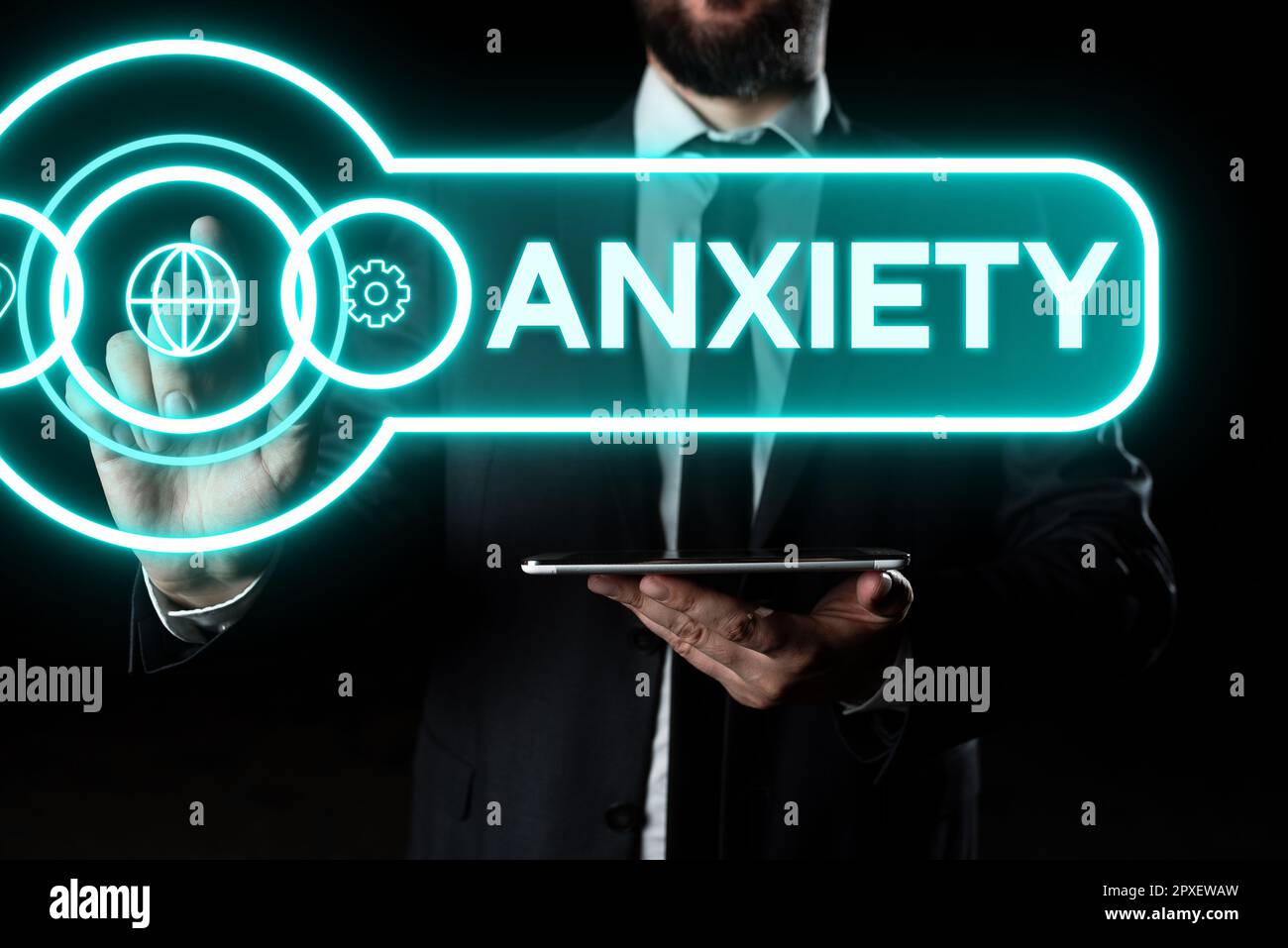Inspiration showing sign Anxiety, Business showcase Excessive ...