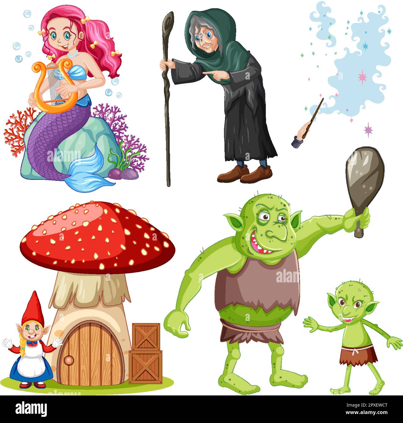 Beautiful enchanting fairy vector hi-res stock photography and images ...