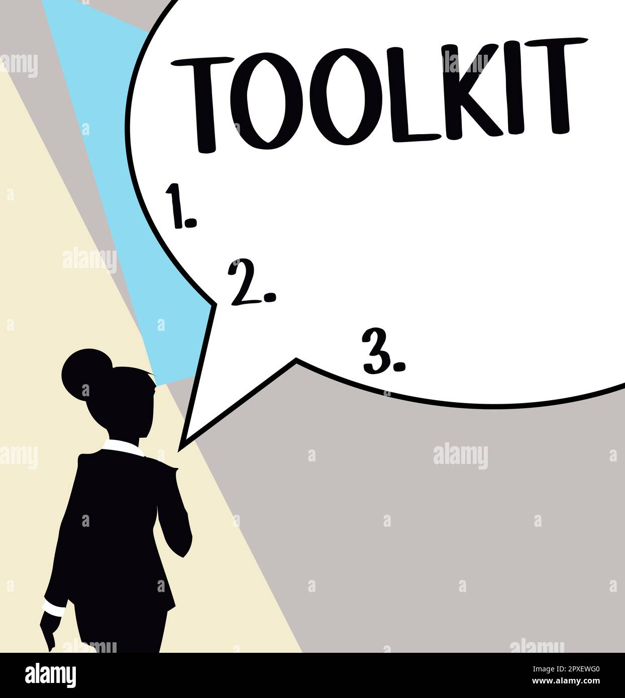 Inspiration showing sign Toolkit, Word Written on set of tools kept in ...