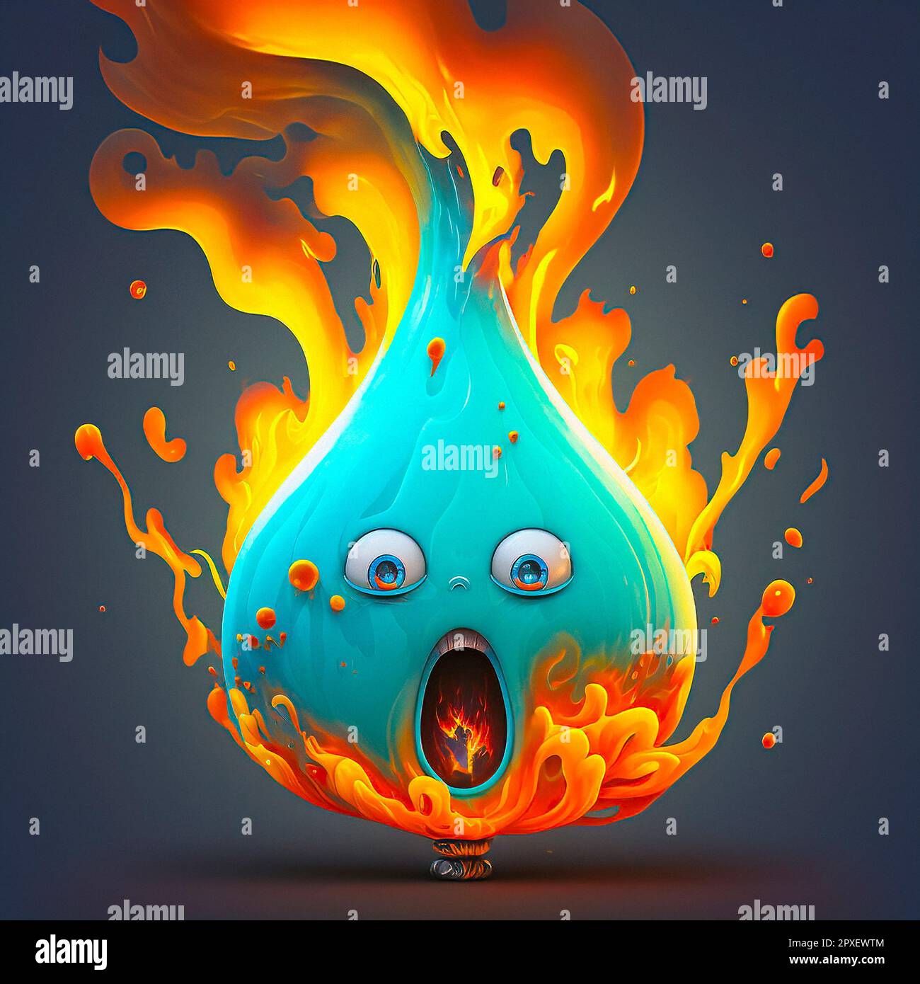 Water catching fire hi-res stock photography and images - Alamy