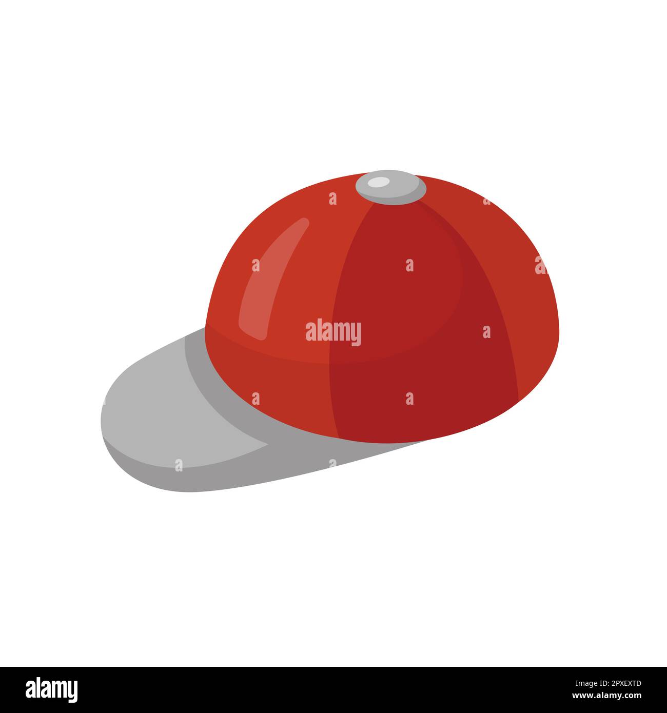 Cap icon. Cute colorful cap. Summer hat. Vector cartoon illustration ...