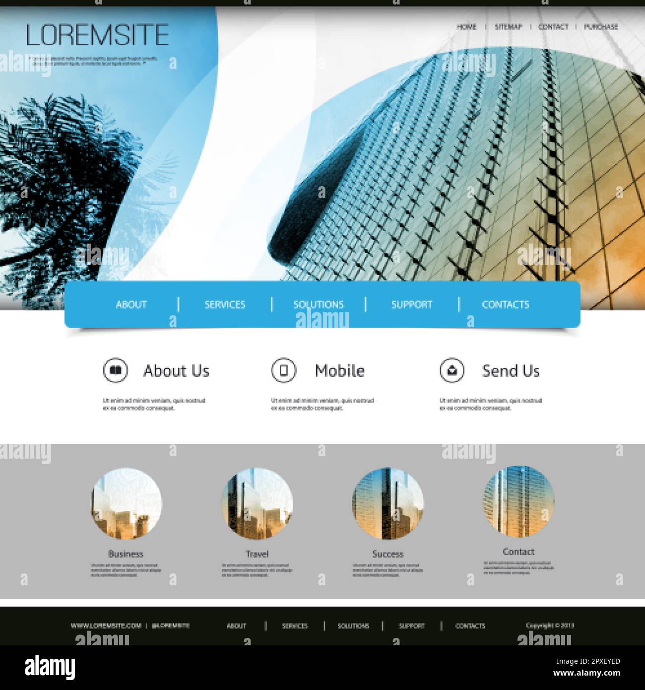 Montage navigation Stock Vector Images - Alamy