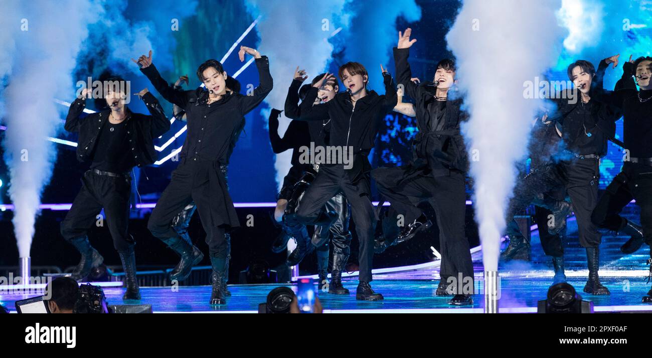 Seoul, South Korea. 30th Apr, 2023. South Korean K-Pop boy band The ...