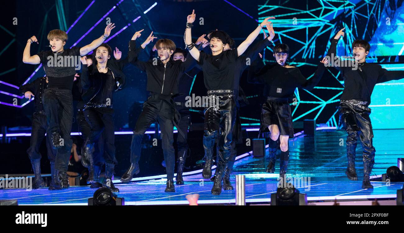 Seoul, South Korea. 30th Apr, 2023. South Korean K-Pop boy band The ...