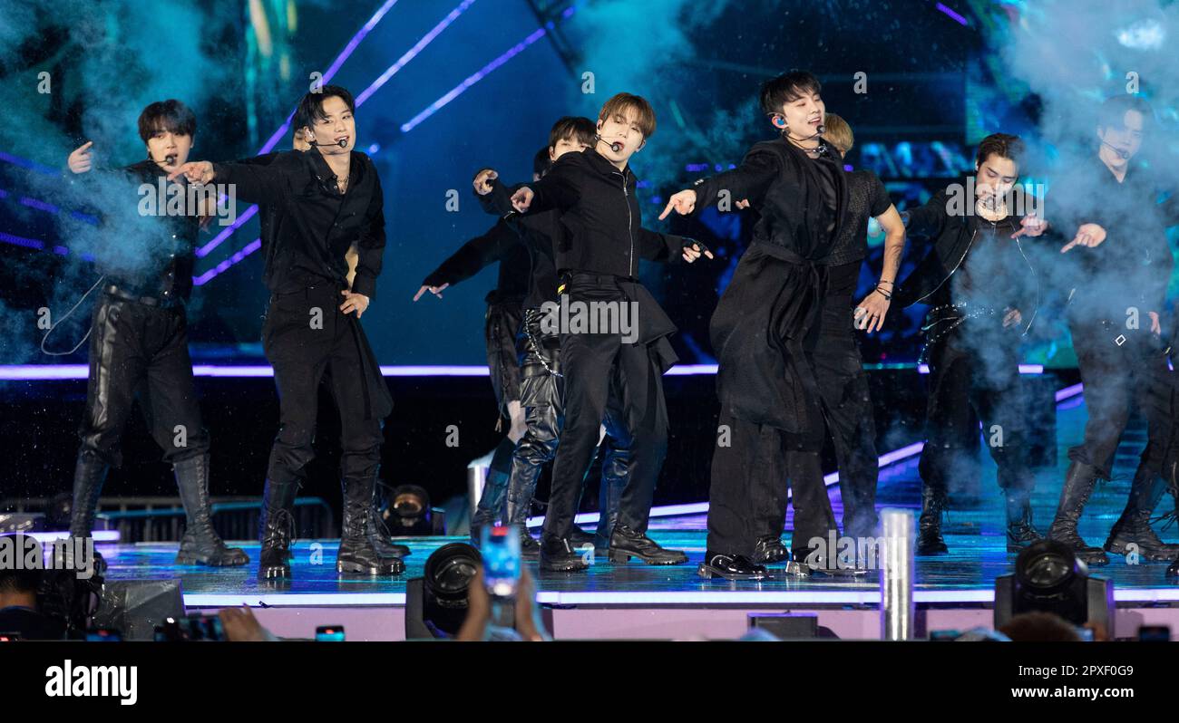 Seoul, South Korea. 30th Apr, 2023. South Korean K-Pop boy band The ...