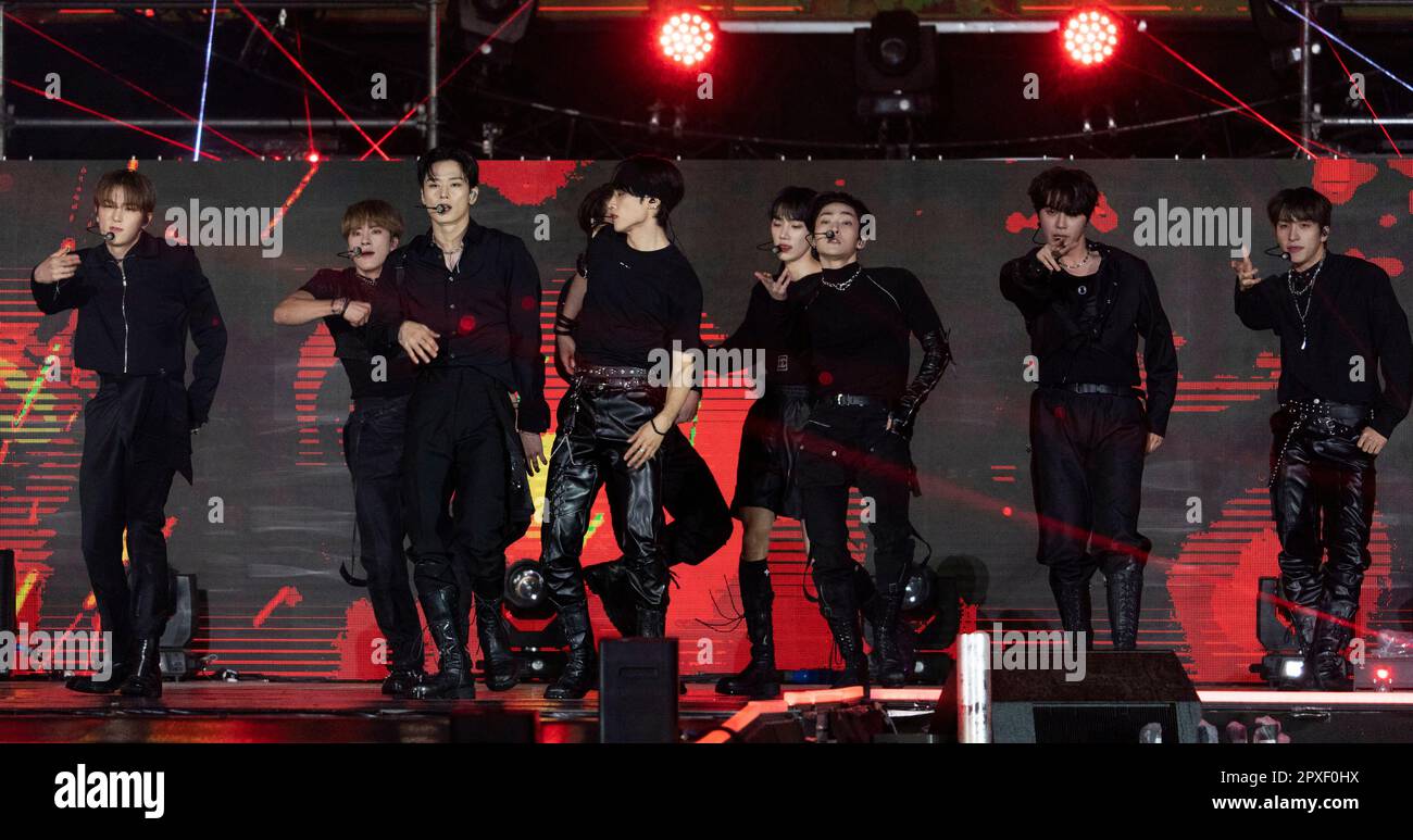 Seoul, South Korea. 30th Apr, 2023. South Korean K-Pop boy band The ...