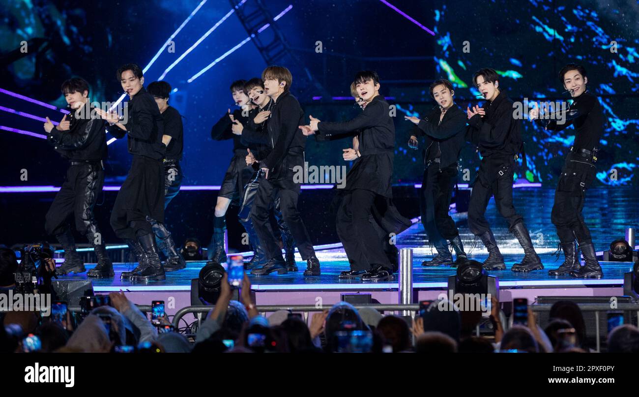 Seoul, South Korea. 30th Apr, 2023. South Korean K-Pop boy band The ...