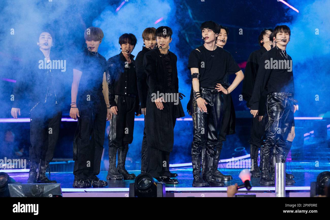 Seoul, South Korea. 30th Apr, 2023. South Korean K-Pop boy band The ...