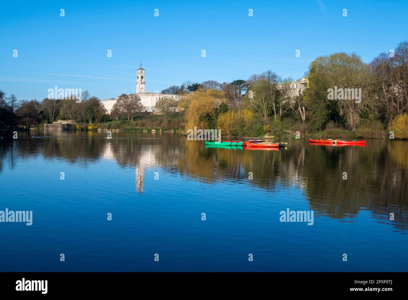 Highfields park nottingham boating lake hi-res stock photography and ...