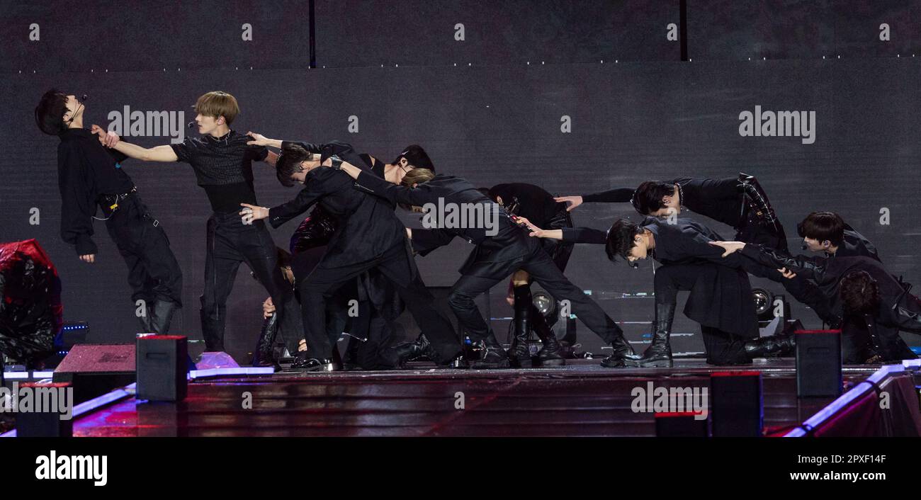 Seoul, South Korea. 30th Apr, 2023. South Korean K-Pop boy band The ...