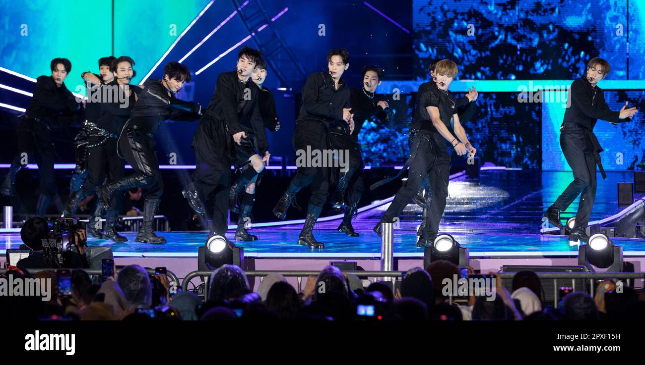Seoul, South Korea. 30th Apr, 2023. South Korean K-Pop boy band The ...