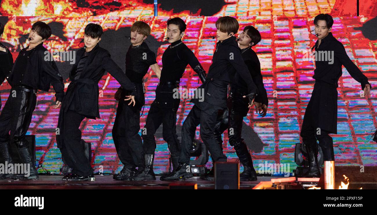 Seoul, South Korea. 30th Apr, 2023. South Korean K-Pop boy band The ...