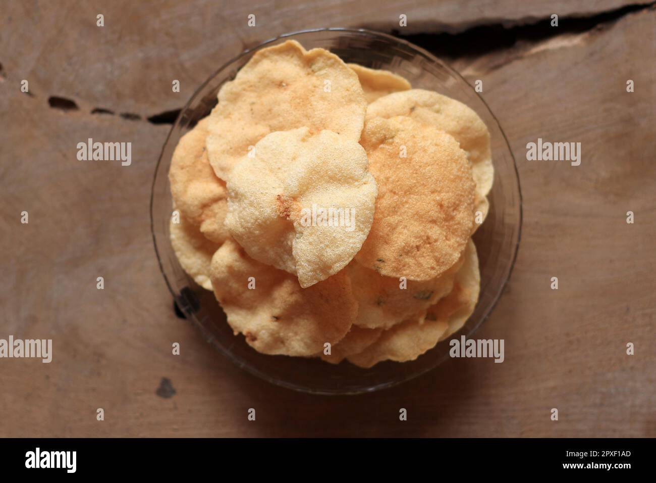 Samiler or Sermier or Opak, Indonesian Traditional Crackers made from ...