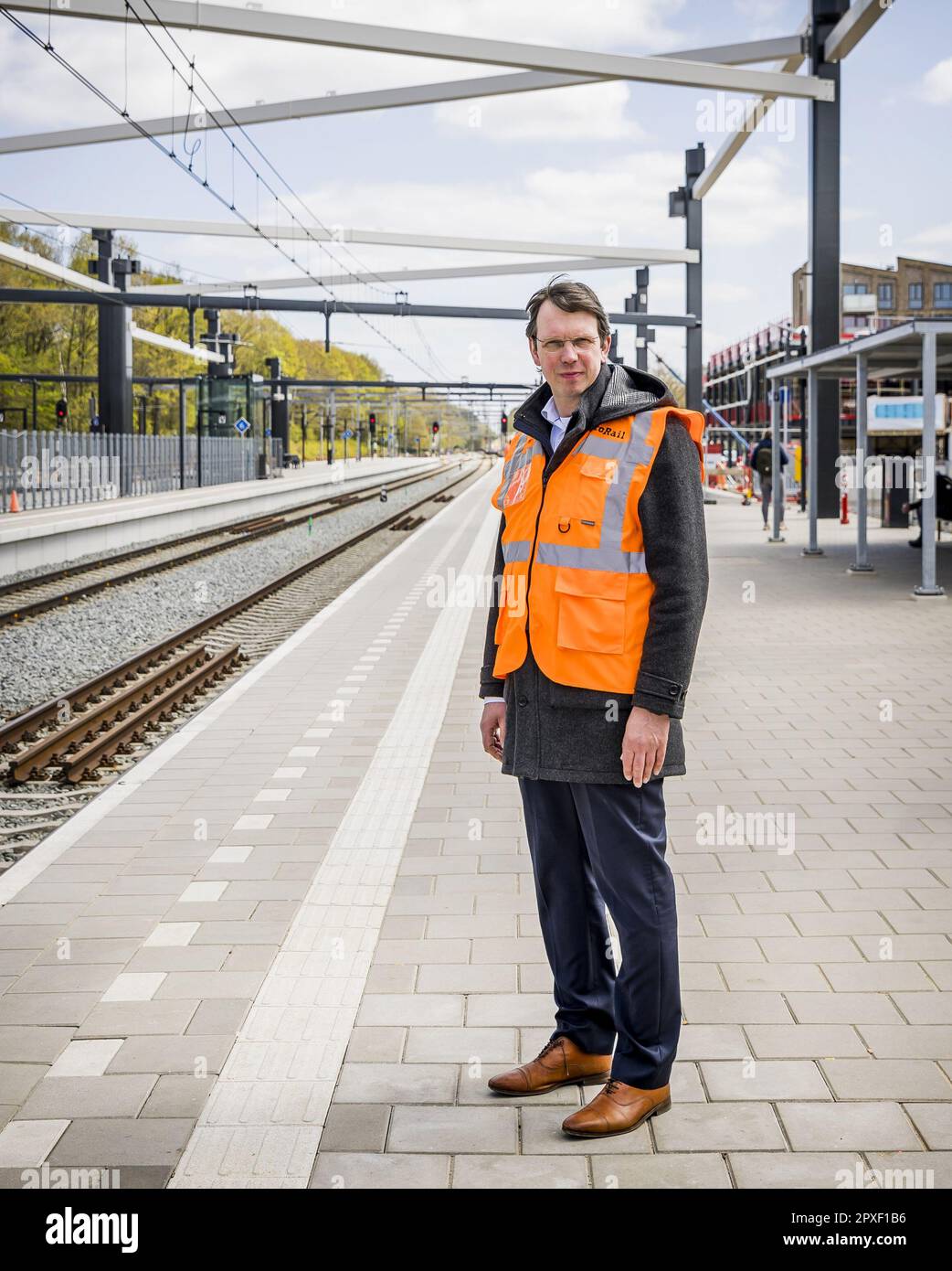 EDE - CEO John Voppen poses for a photo at Ede-Wageningen station ...
