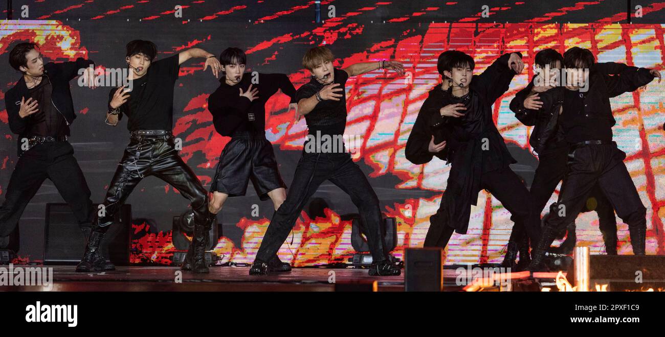 Seoul, South Korea. 30th Apr, 2023. South Korean K-Pop boy band The ...
