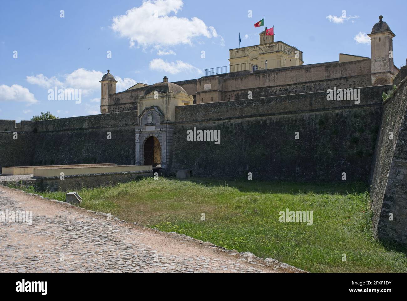 Elvas, Portugal - March 30, 2023: Fort Santa Luzia is located in ...