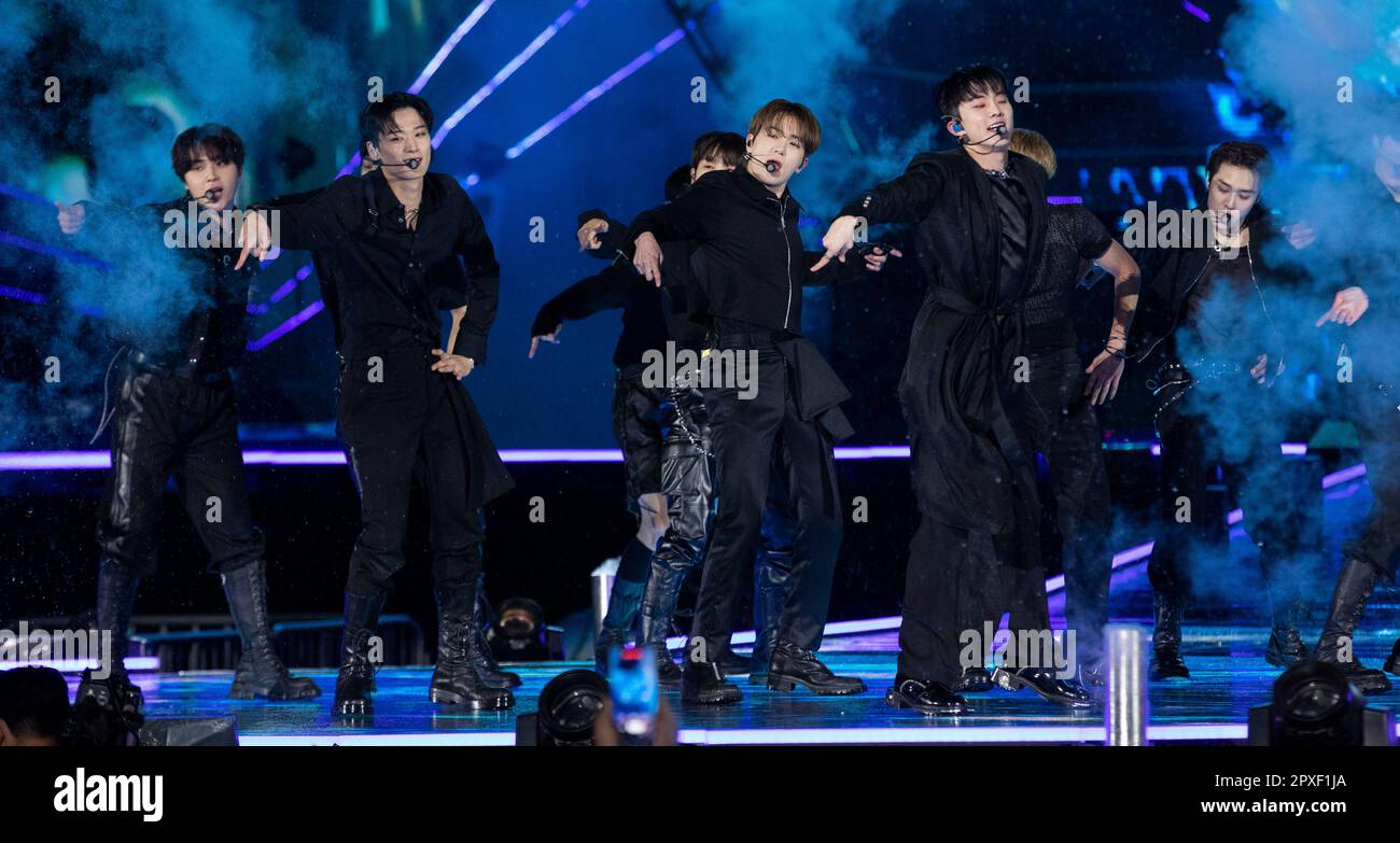Seoul, South Korea. 30th Apr, 2023. South Korean K-Pop boy band The ...