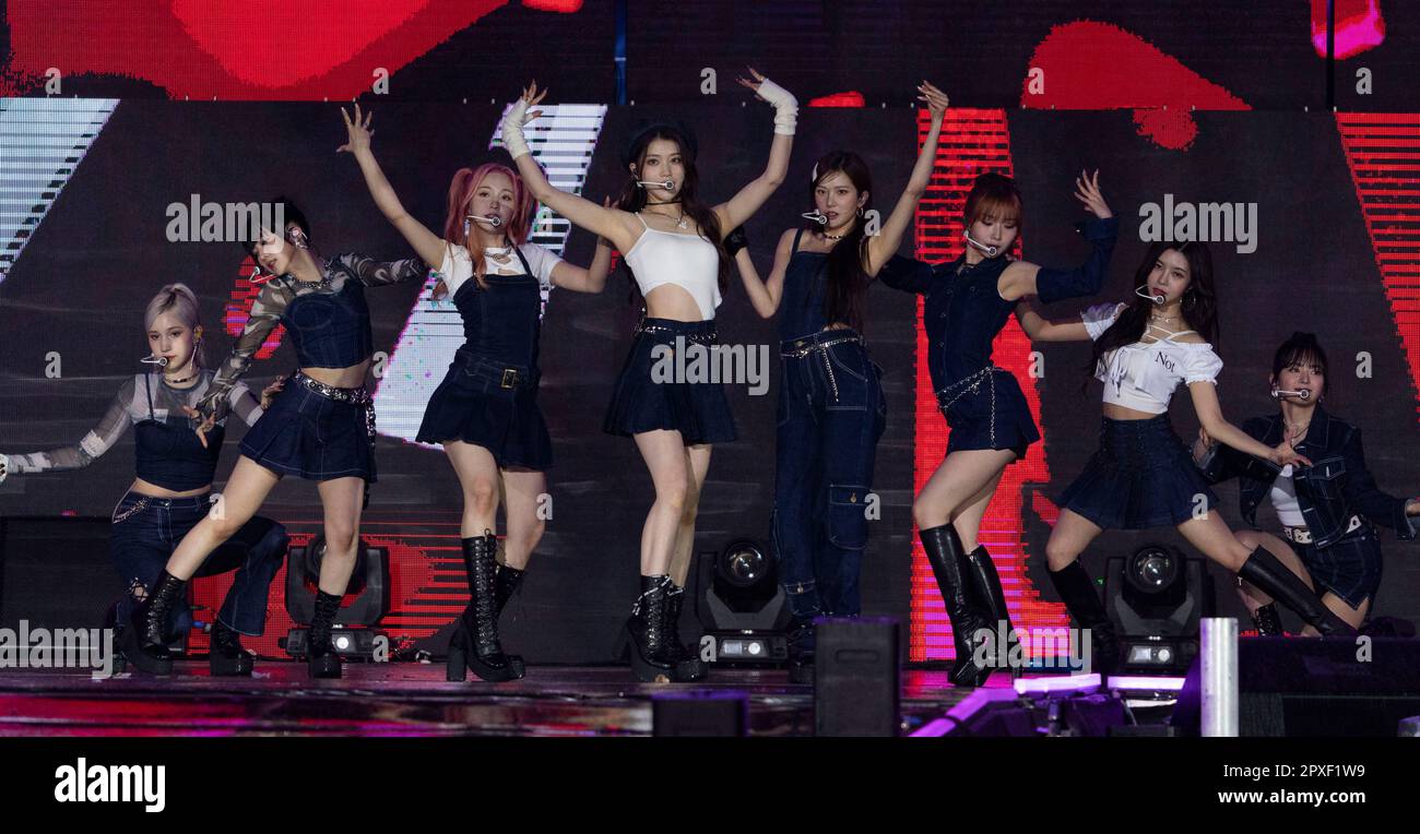 Seoul, South Korea. 30th Apr, 2022. South Korean K-Pop girl group ...