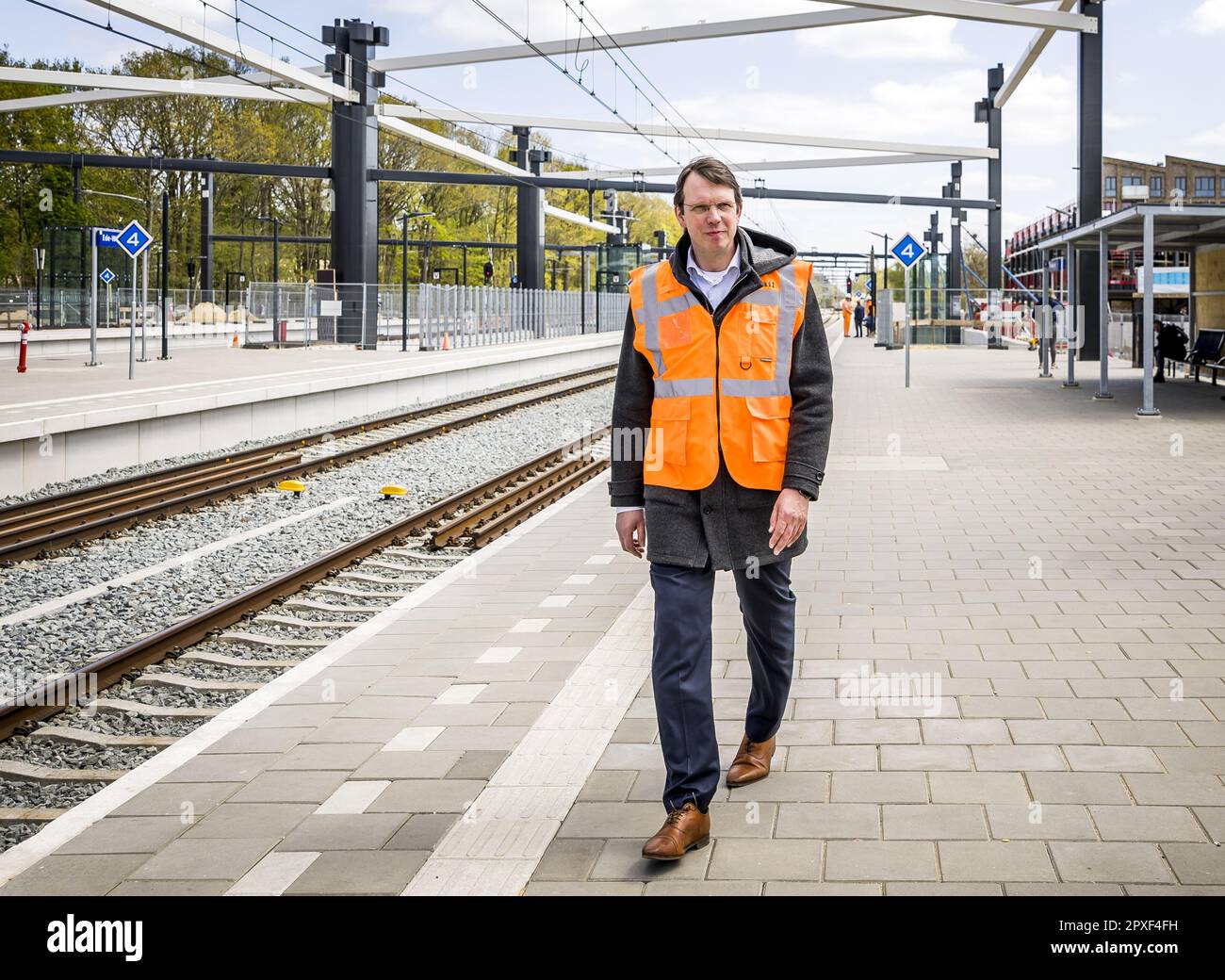 EDE - CEO John Voppen poses for a photo at Ede-Wageningen station ...