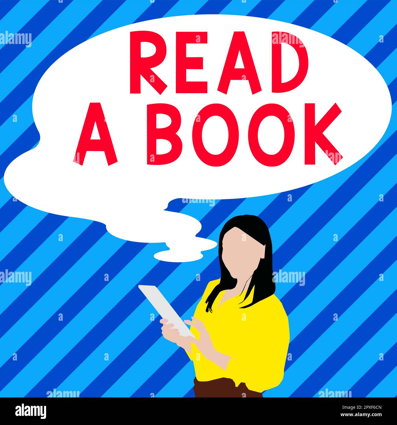 Text showing inspiration Read A Book, Internet Concept Enjoy literature ...